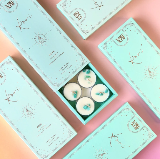 Three Suns Kori Tea Lights Box Of 10 – Made In Homewares